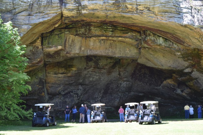 Indian Rock Cave or Edgemont Shelter at Fairfield Bay – Bluff Shelters ...