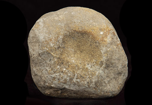 Pitted Stone from Rockhouse Cave