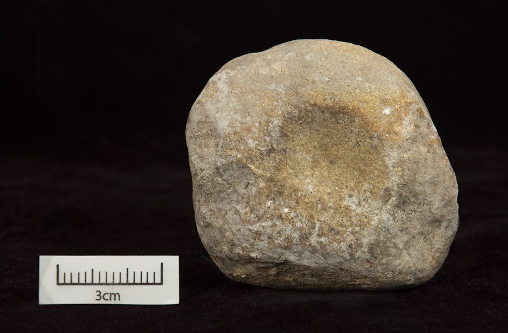 Pitted Stone from Rockhouse Cave