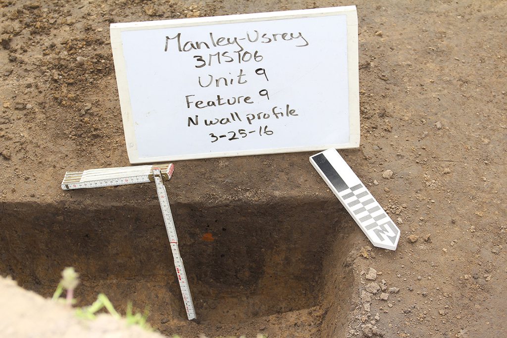 A Mississippian Posthole